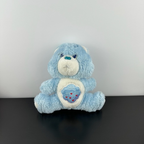 Care Bears | Toys | Care Bears 983 Grumpy Bear 6 Rain Cloud Hearts Kenner Plush Stuffed Animal ...